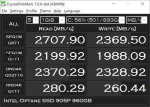 CrystalDiskMark 7.0.0 - Crystal Dew World [en]